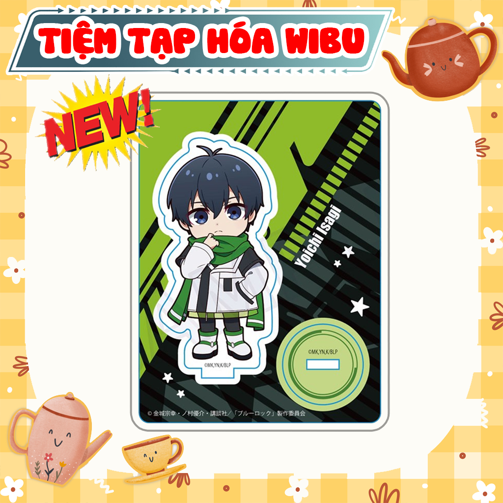 Statue Standee Acrylic Blue Lock Seishiro Nagi Mikage Reo Gin Yoichi ...