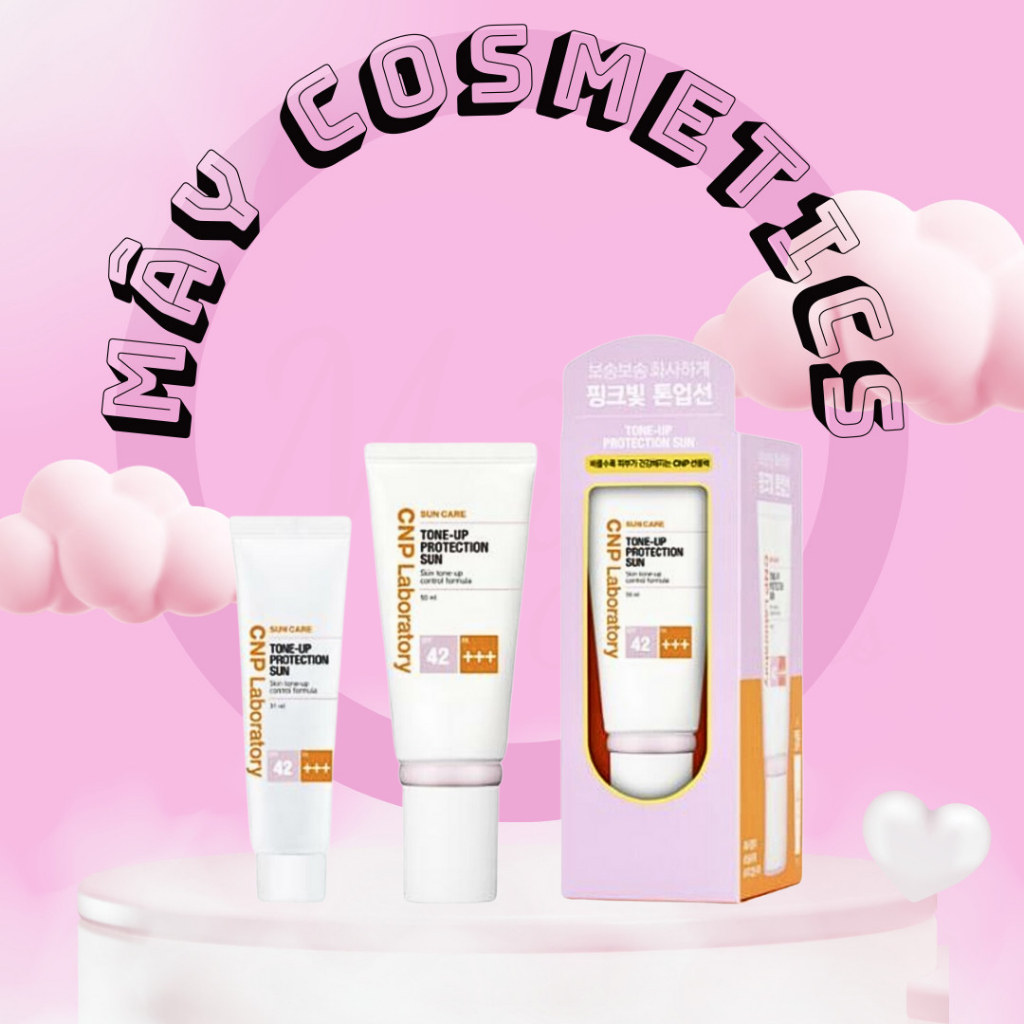 Cnp Laboratory Tone Up Protection Sun Sunscreen Set - 50ml (With 31ml ...