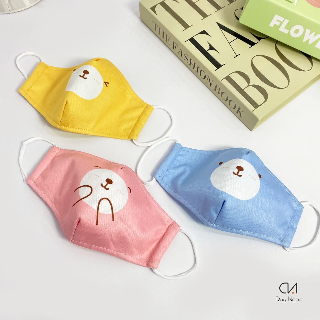 Duy Ngoc Fabric Mask For Children 6-12 Years Old, High Quality Cute ...