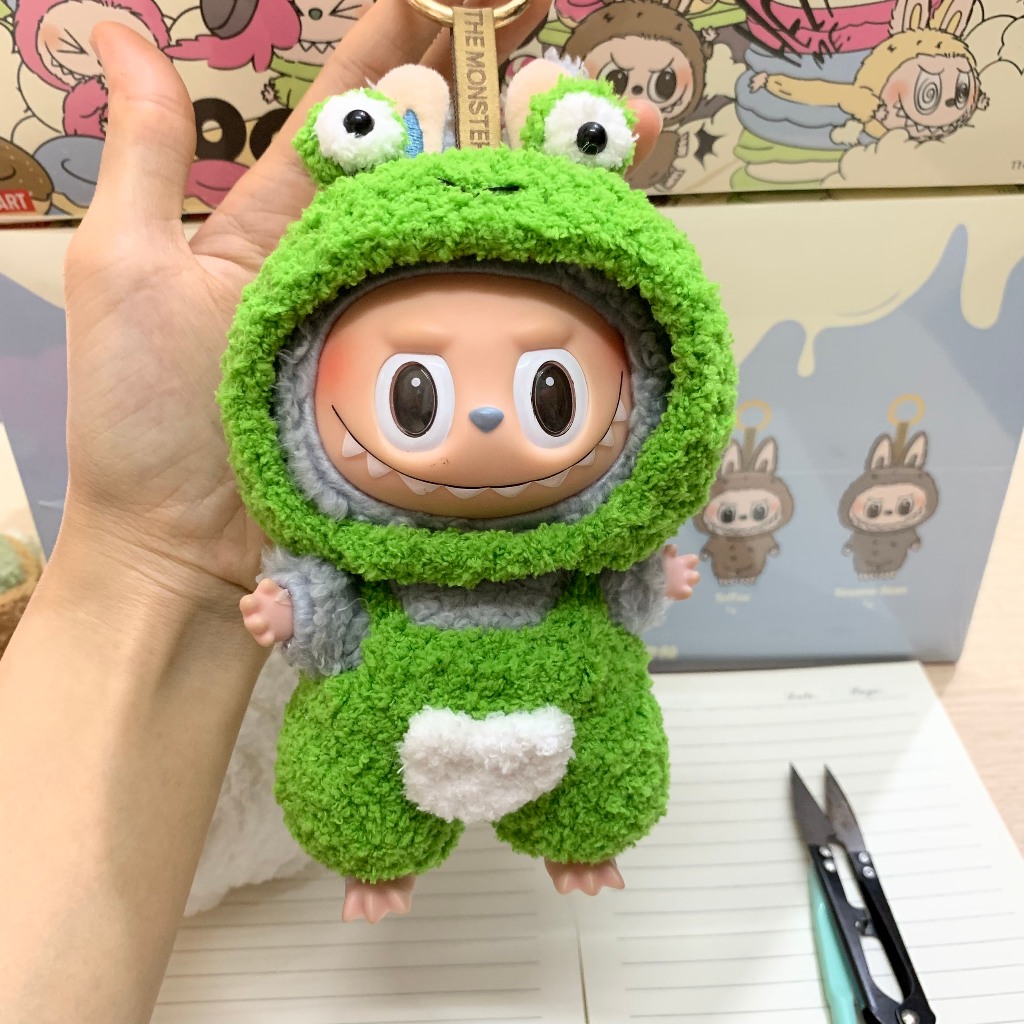 Lovely Handmade Frog Labubu Clothes Set, Frog Shirt + For Real Photo ...