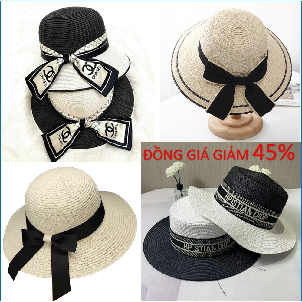 [Full Price] Papyrus hat with small bow belt fashion 2 colors | Shopee ...
