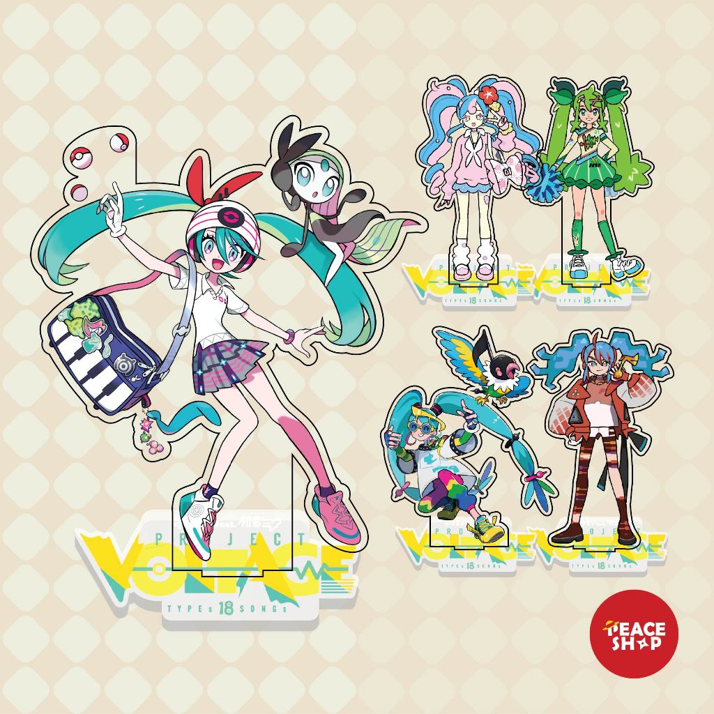 Mica Standee 15cm Mica Statue Hatsune Miku Pokemon Project Voltage ...