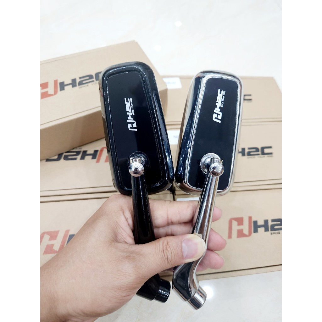 [H2C Cast Aluminum Glass] HIGH QUALITY H2C rearview mirror with short ...