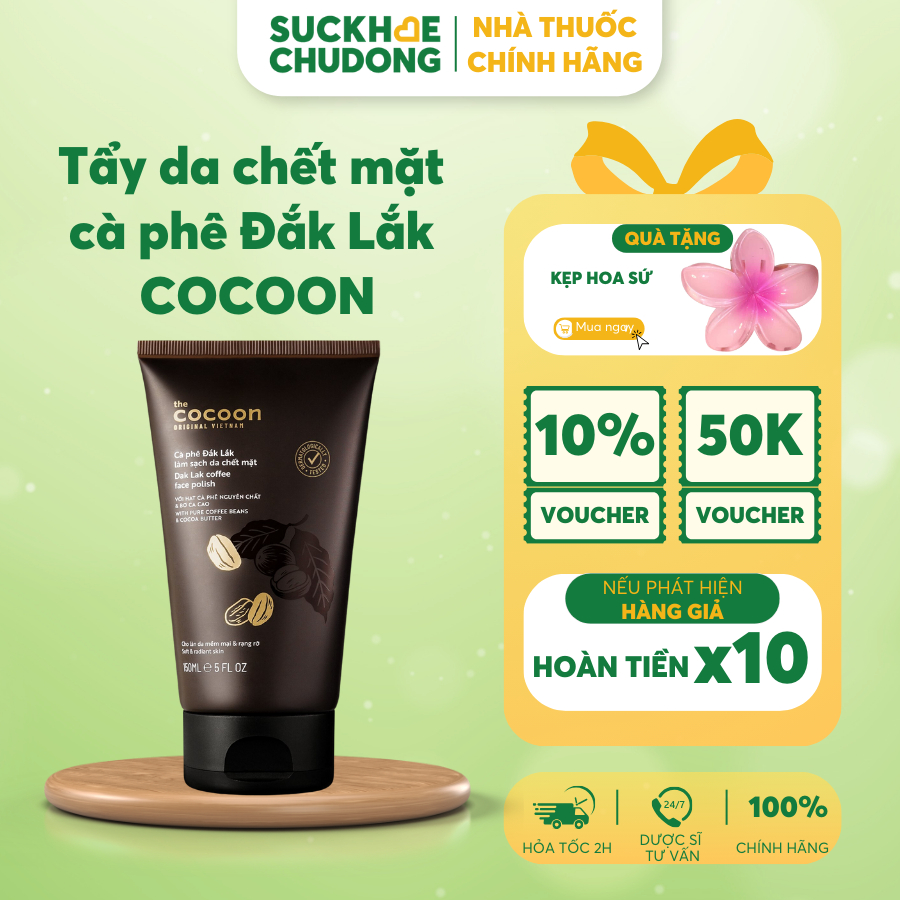 Exfoliate Dak Lak Cocoon Coffee Face For Soft & Radiant Skin 150ml | Shopee Malaysia