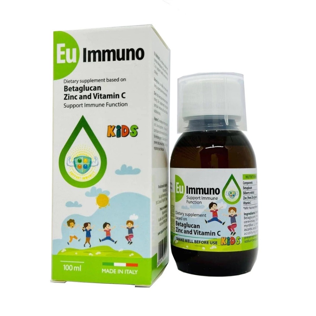 Eu Immuno Baby Immunity Syrup Helps Prevent Respiratory Diseases (100ml ...