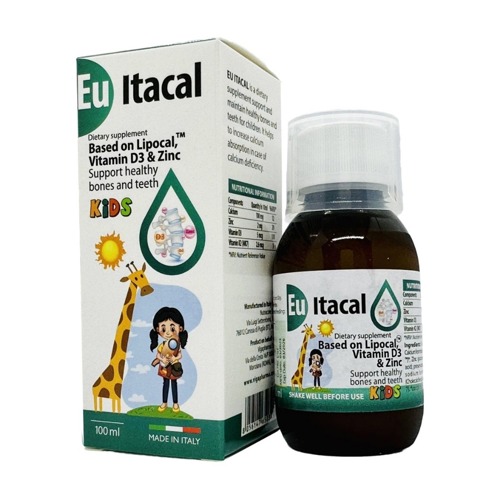 Biological Calcium For Baby Eu Itacal Helps Strong Bones And Teeth ...