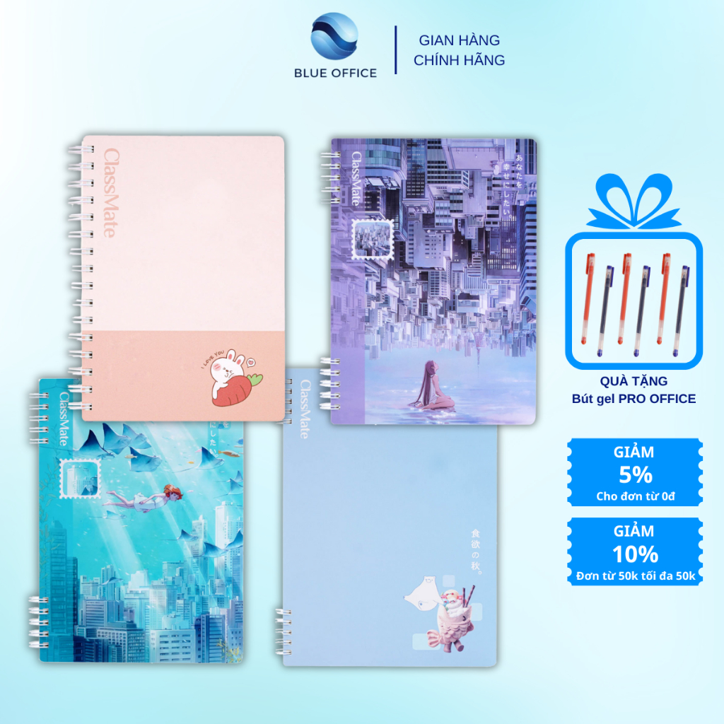 XO Classmate Double Spring Handbook Horizontal Line Checkered ...