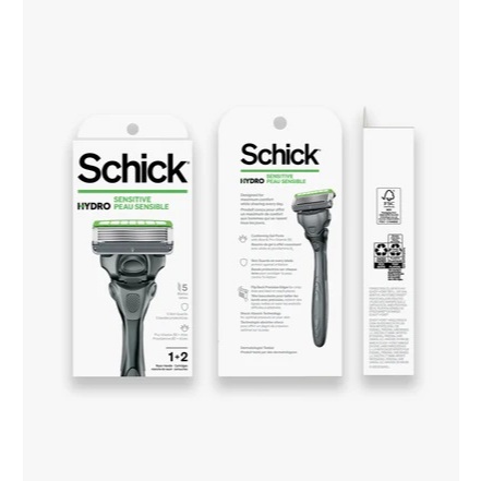 Schick Hydro Sense Sensitive Skin Razor With Men'S Shock Absorber ...