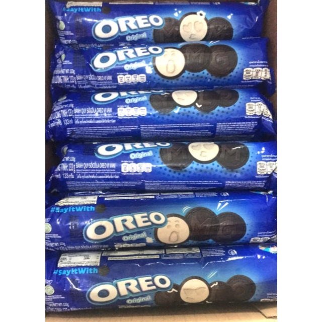 Oreo cream biscuits 119,6 g assorted flavors | Shopee Malaysia