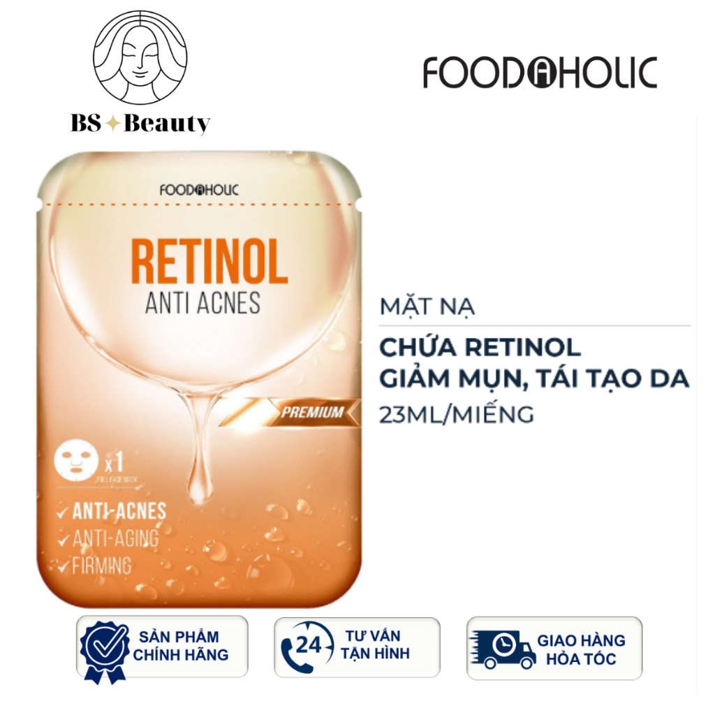 Foodaholic Retinol Anti Acnes Mask 23ml | Shopee Malaysia