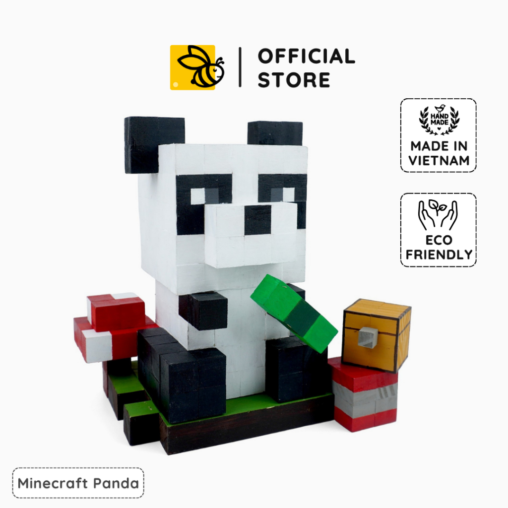 Minecraft Panda Panda Panda - 3D Pixel Crafts | Shopee Malaysia