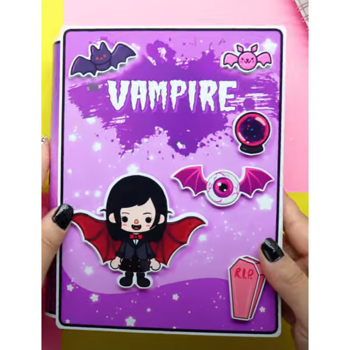 Toca Vampire paper Doll House, paper Doll, candyhome paper | Shopee ... Toca Vampire paper Doll House, paper Doll, candyhome paper | Shopee ...