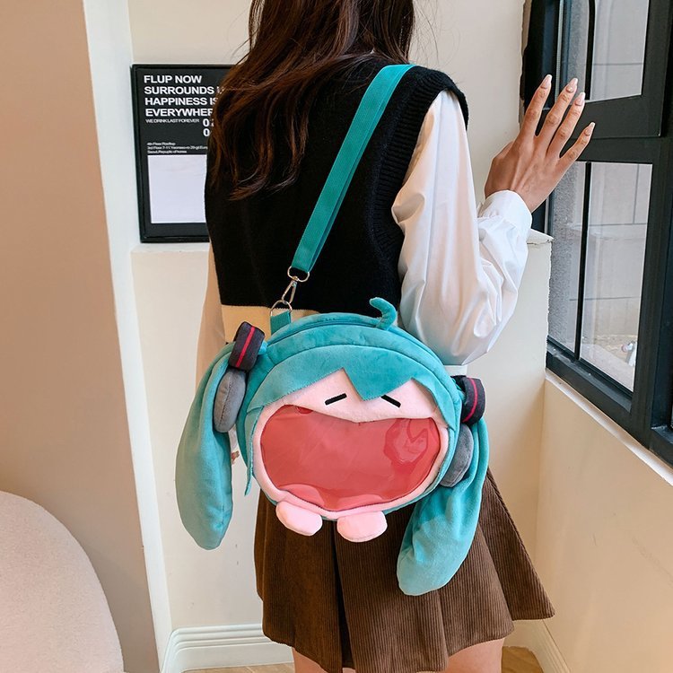 Hatsune MIKU Bag Wears 2 Styles Of Backpack, Super Funny Cross-Bag ...