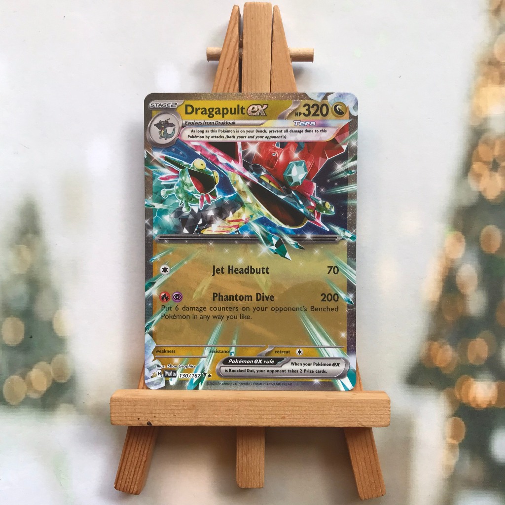 Pokemon Dragapult ex 130 / 167 picture card - Genuine English Ultra ...