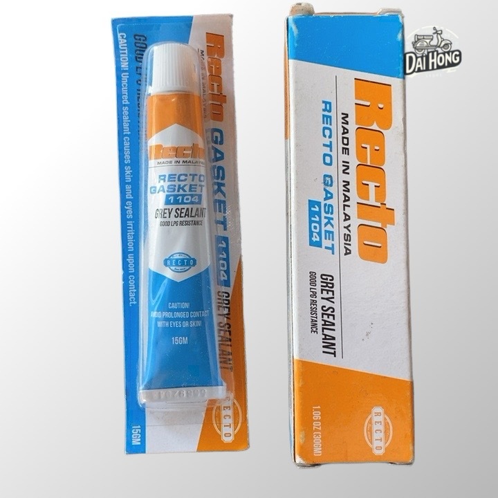 Recto 1104 engine block gasket adhesive, small and large tubes of 15g ...