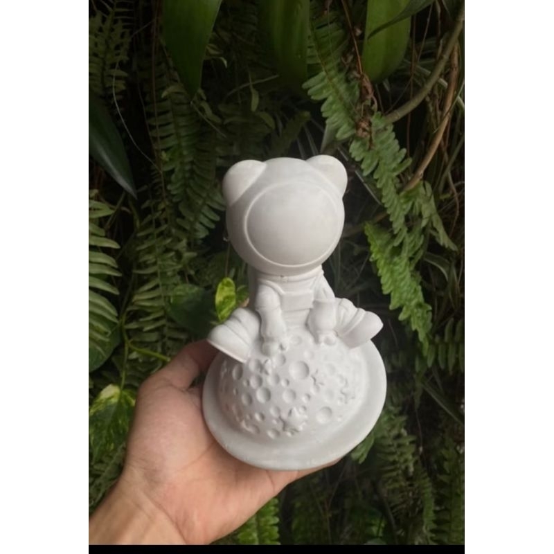 Astronaut Plaster Statue Coloring For Children | Shopee Malaysia