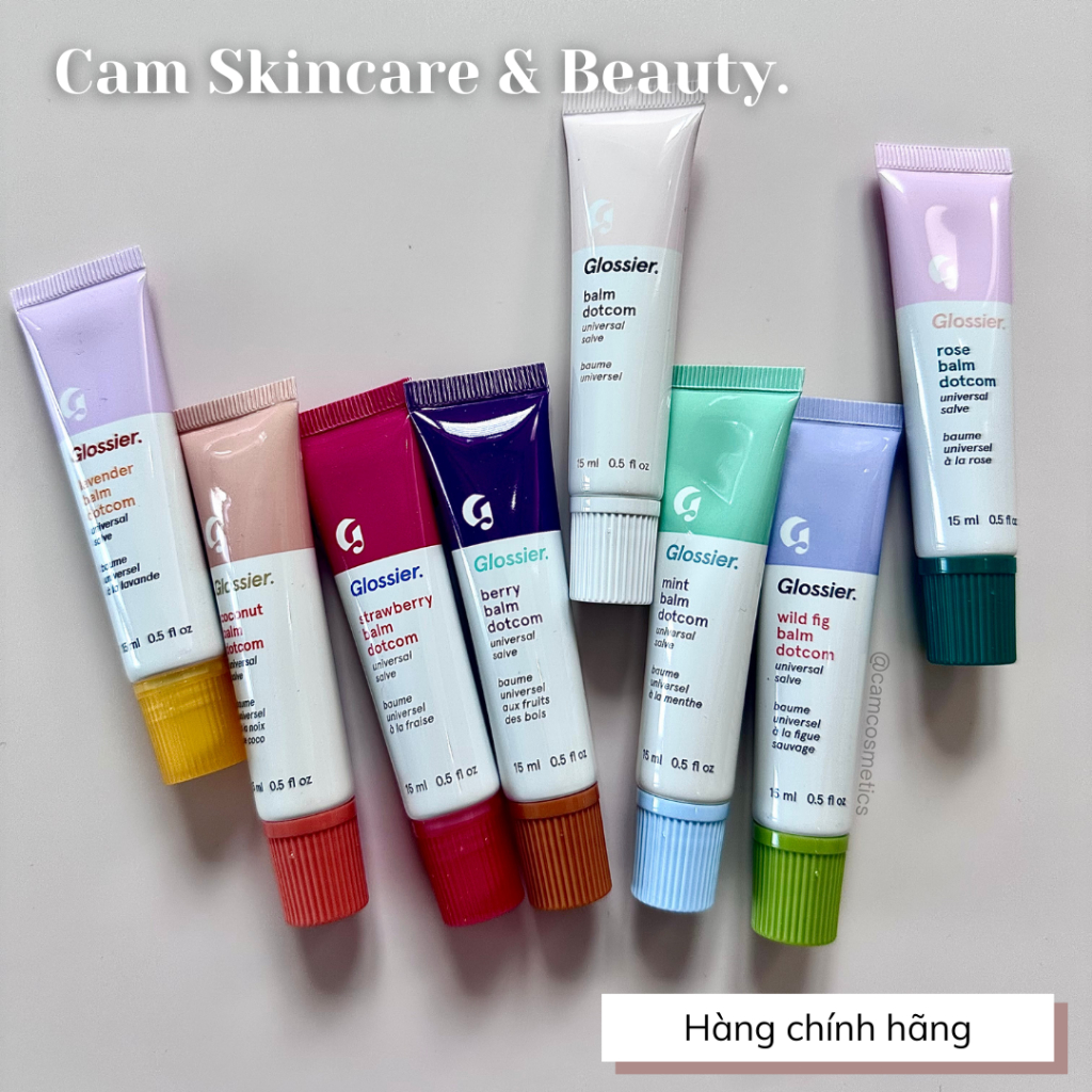 [full color palette] Glossier Balm Dotcom lip Balm - full color set ...