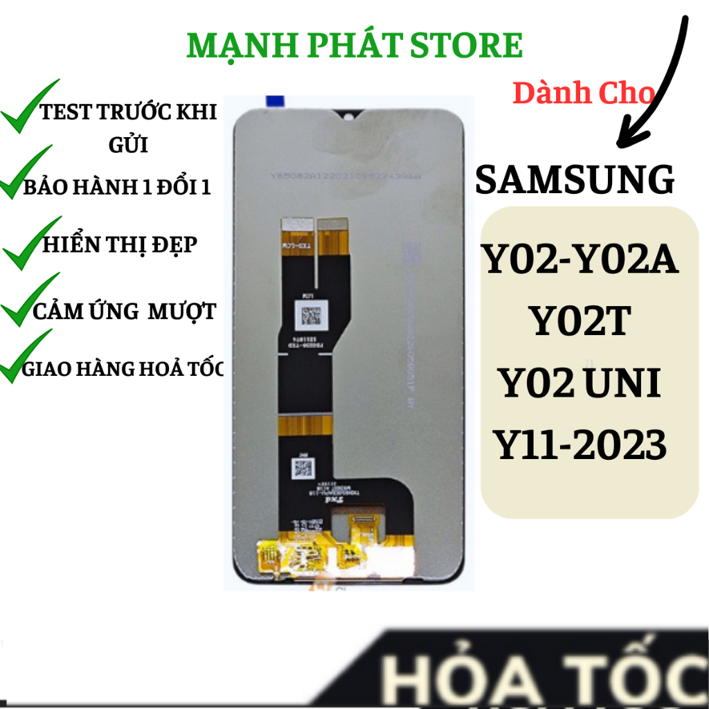 Vivo Y02 / Y02A / Y02T / Y02 UNI / Y11-2023 Zin New Screen (Free glue ...