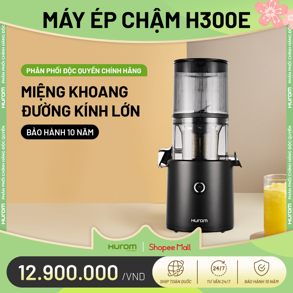 Hurom H300E Slow Press In Black - - Exclusive Distribution In Vietnam ...