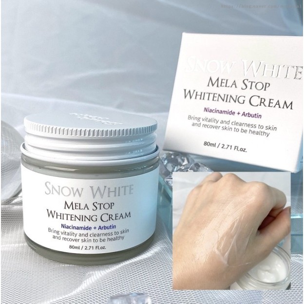 Beauty RECIPE SNOW WHITE MELA STOP WHITENING CREAM 80ML | Shopee Malaysia