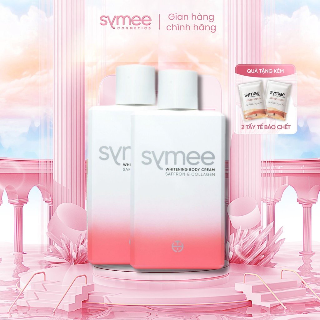Symee WHITENING BODY CREAM Saffron&Collagen 200g - KINSHOP | Shopee ...