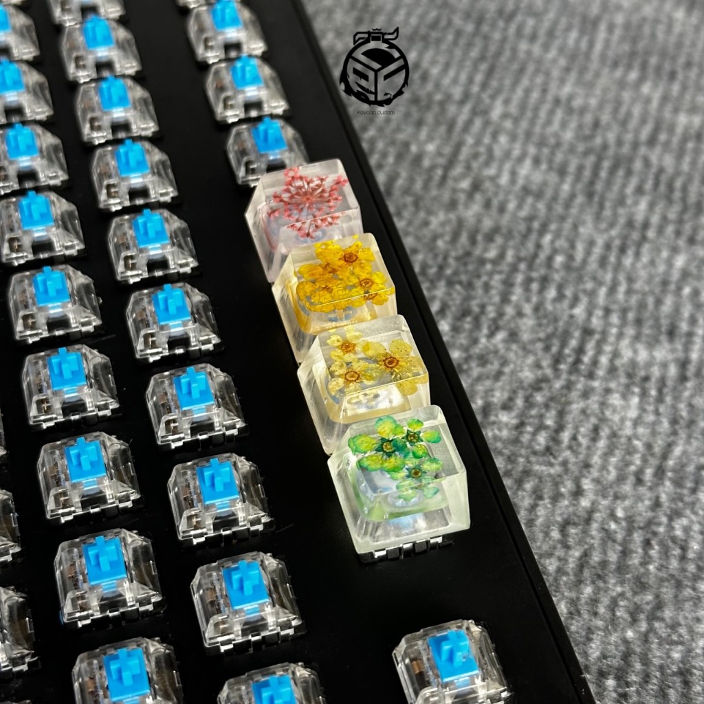 Colorful personality keycap, high quality transparent keyboard push ...