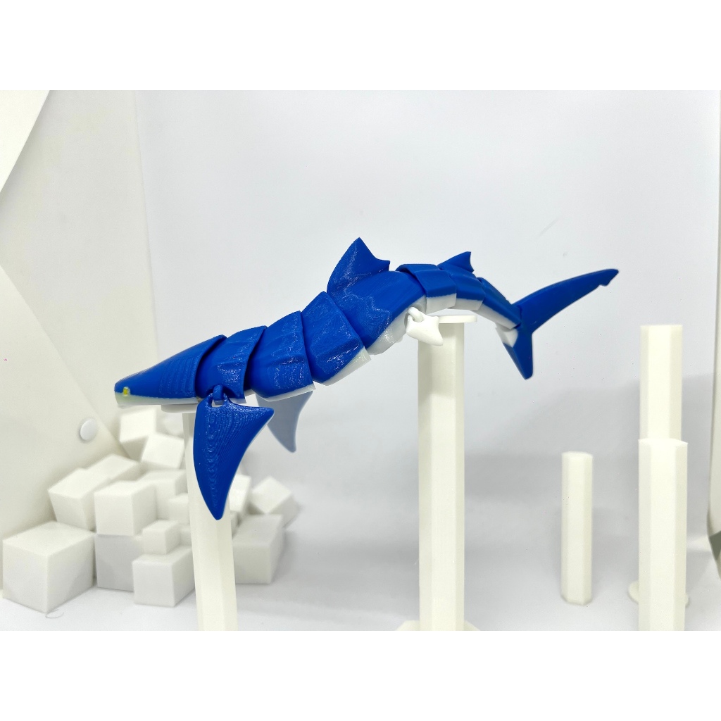 3d printed Whale Shark model - Flexible joint toy from safe bioplastic | Shopee Malaysia