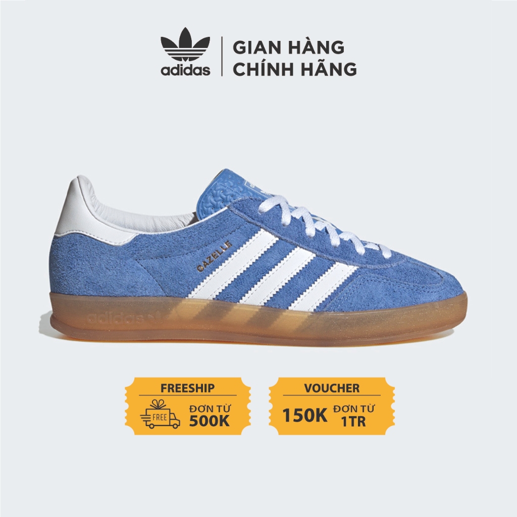 [ Genuine ] Adidas Gazelle Indoor ‘Blue Fusion’ Shoes HQ8717 | Shopee ...