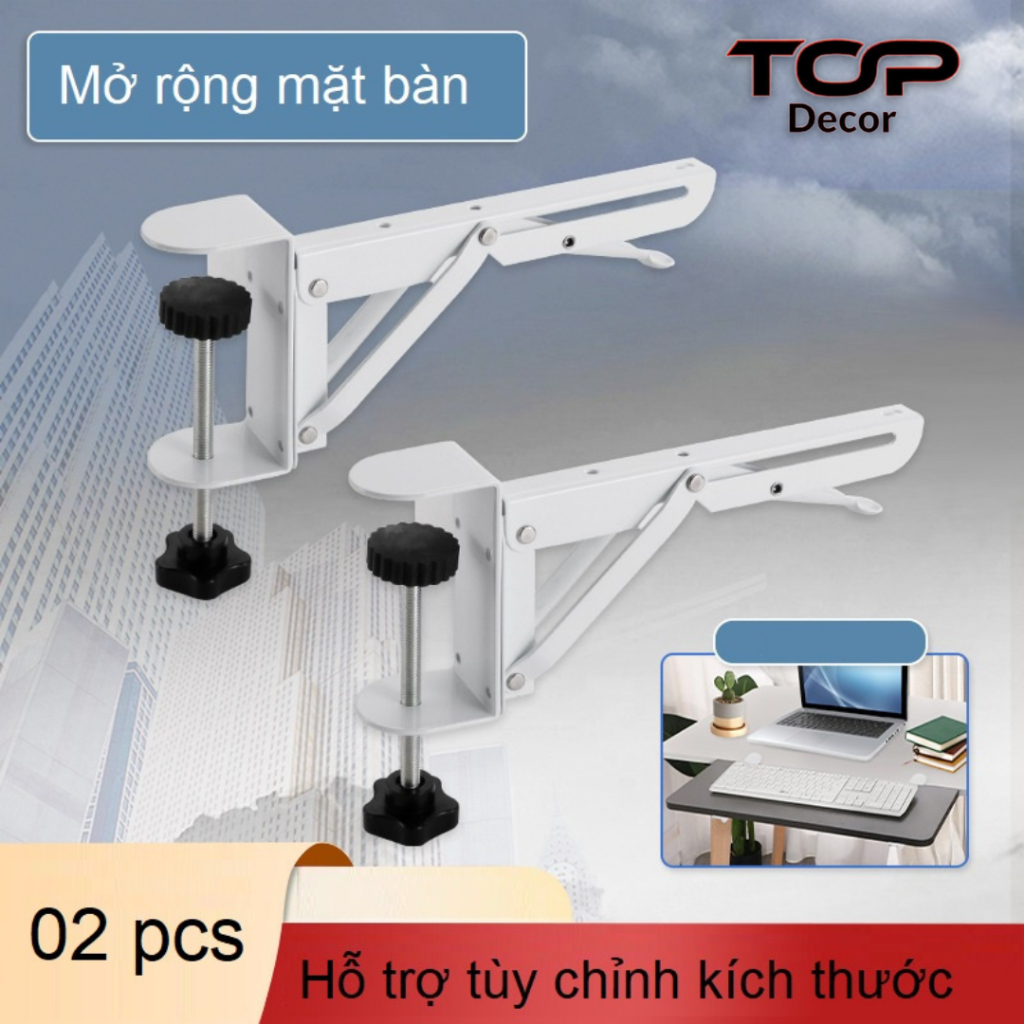 Desk Clamp Hinge, Desk Top Extension, Folding 90, Keyboard Table ...