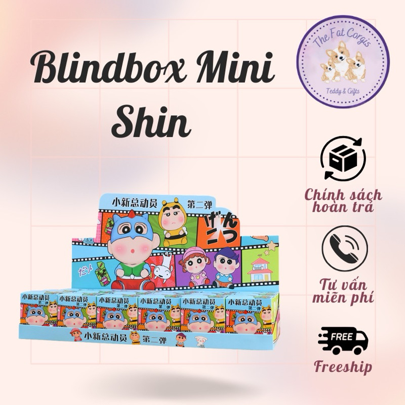 (1 Box Of 1) Blindbox Blindbox Blind Box Model Shin Pencil Boy ...
