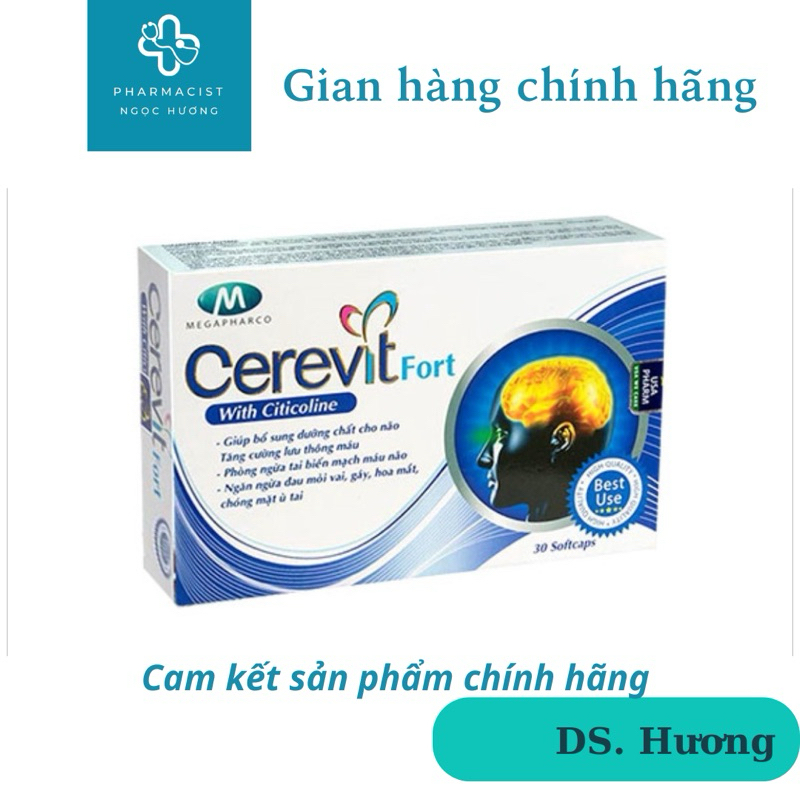 Cerevit FORT oral tablet activated blood tonic tablets, increase ...