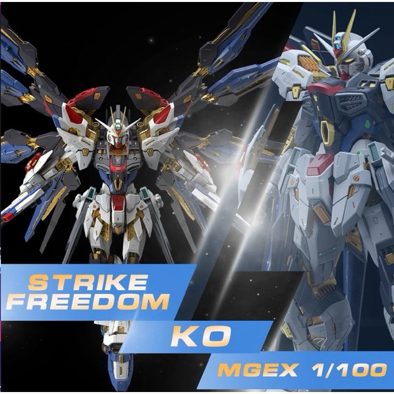 Assembly Model MGEX Strike Freedom KO (With etching Water base And ...