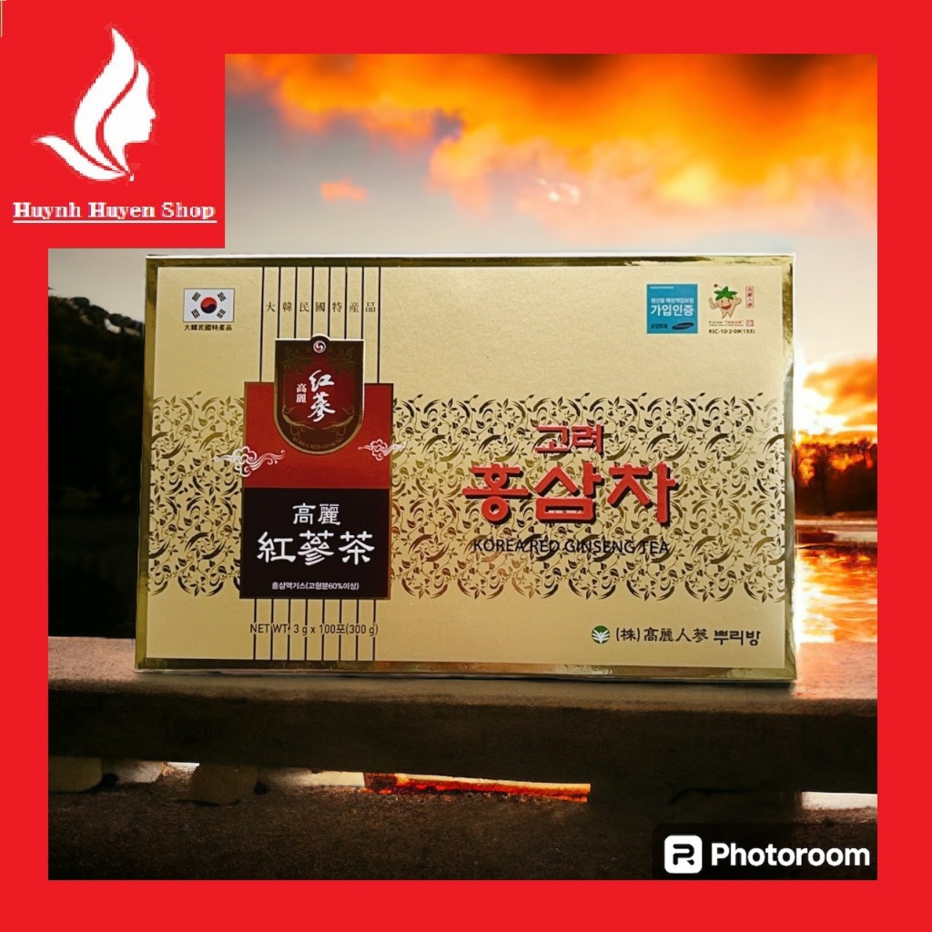 [Genuine] Korean Red Ginseng Tea Korea Red Ginseng Tea box (3g x 100 ...