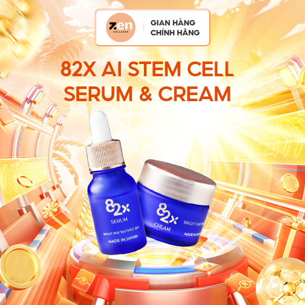 Zen - AI STEM CELL SERUM & CREAM perfect whitening and anti-aging duo ...