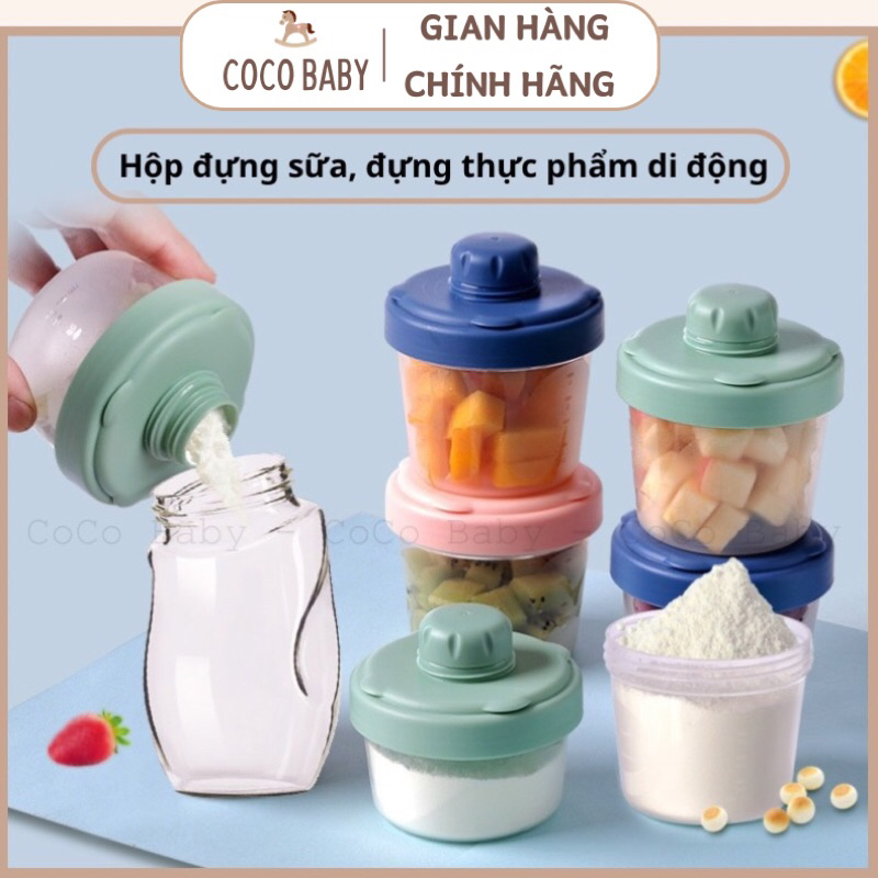 3-layer transparent portable milk container for babies, functional food ...