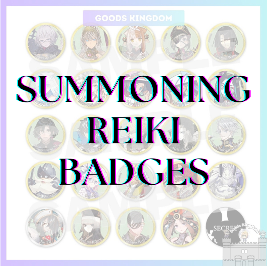 FGO Summoning Reiki Badges - genuine Aniplex | Shopee Malaysia