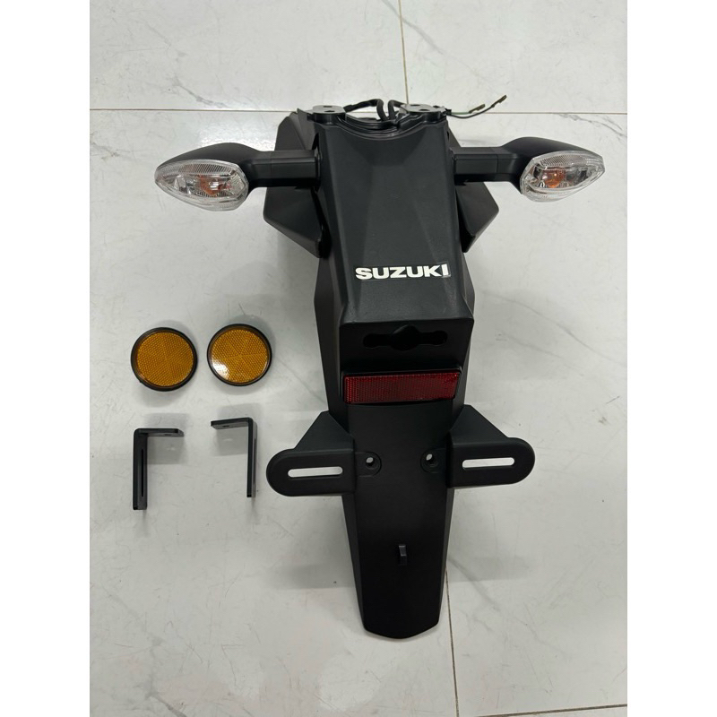 Genuine Satria Raider License Plate Guard with free cat eye | Shopee ...
