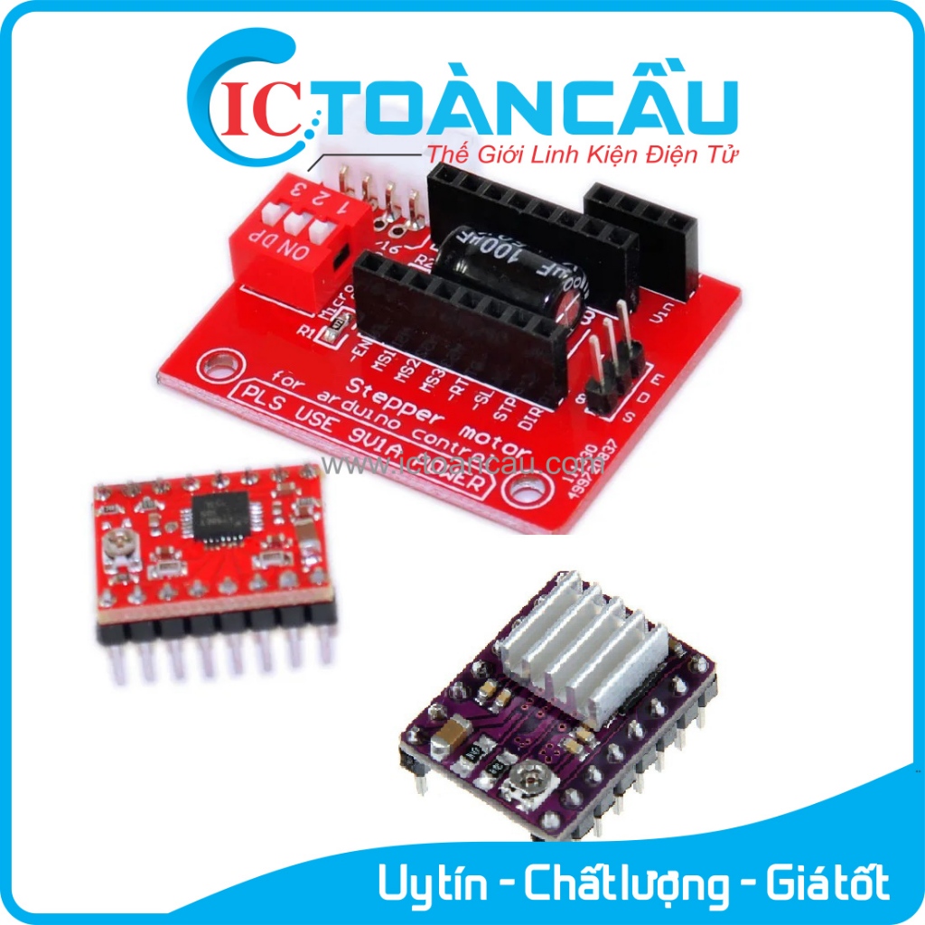 Driver Module A4988 - Drv8825 - Pin expansion base for CNC, 3D printing ...
