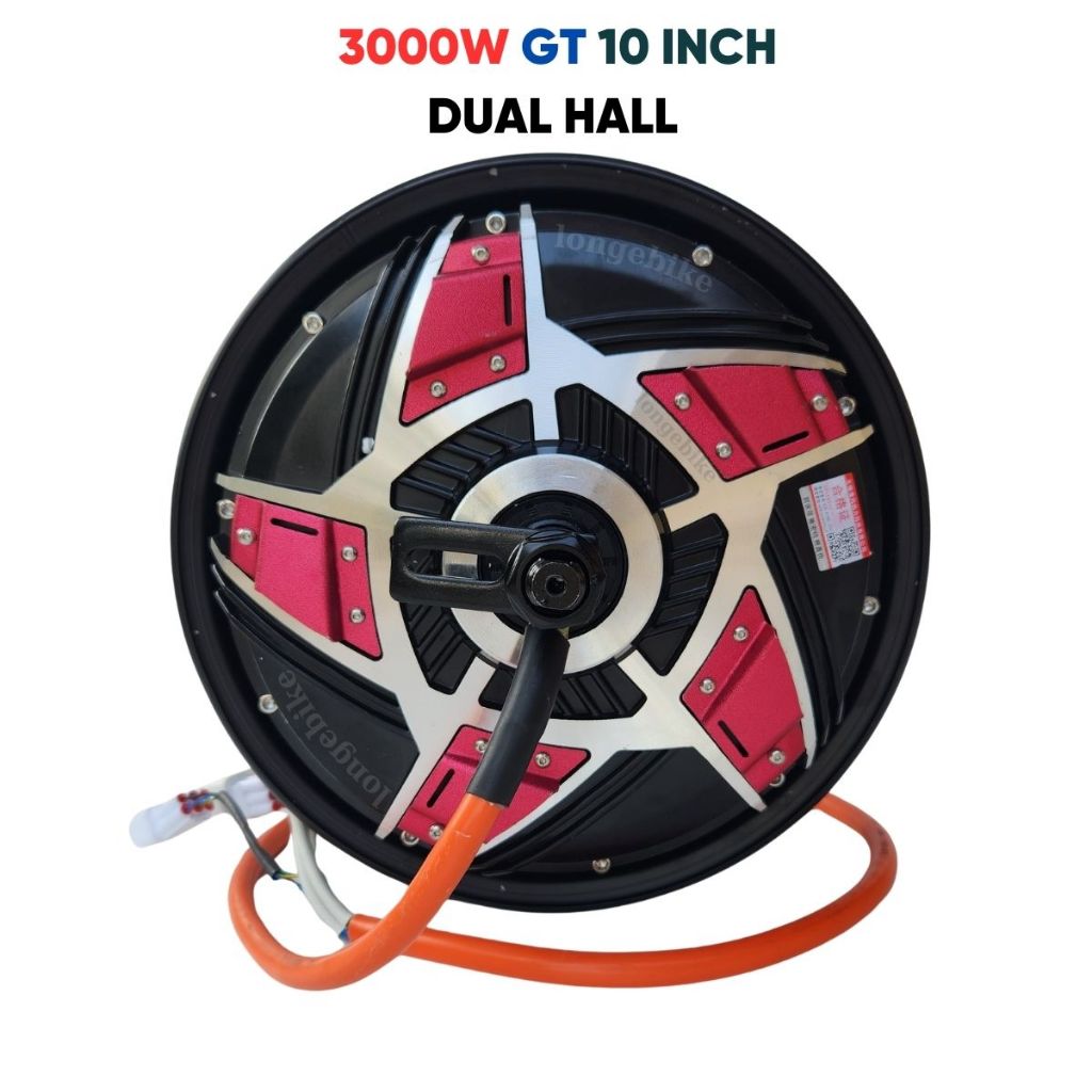 Electric vehicle motor 2000w and 3000w 10 inch GT dual hall YMmotor ...