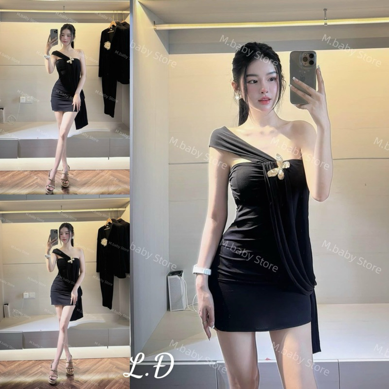Body Dress Dipped In Flap With Luxurious Chest Tag | Shopee Malaysia