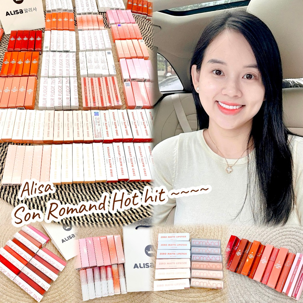 Romand- Blur matte lipstick in super pretty color - ALISA | Shopee Malaysia