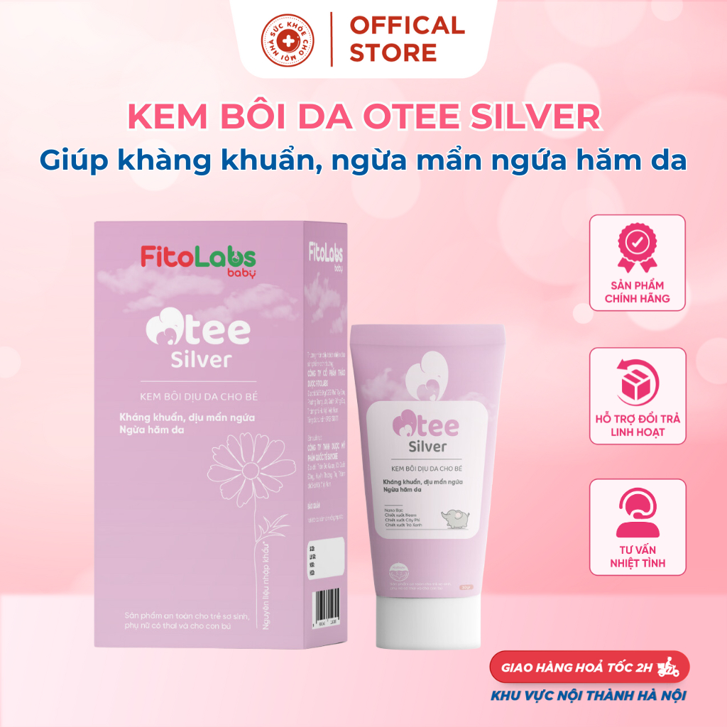 Otee Silver Skin Cream Helps Reduce Rashes, Diaper Rash, Eczema Milk ...