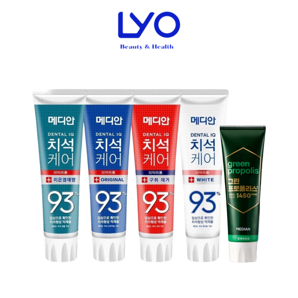 Median Fresh Toothpaste 4 Colors 93% Tooth - Korean Paste 120g | Shopee ...