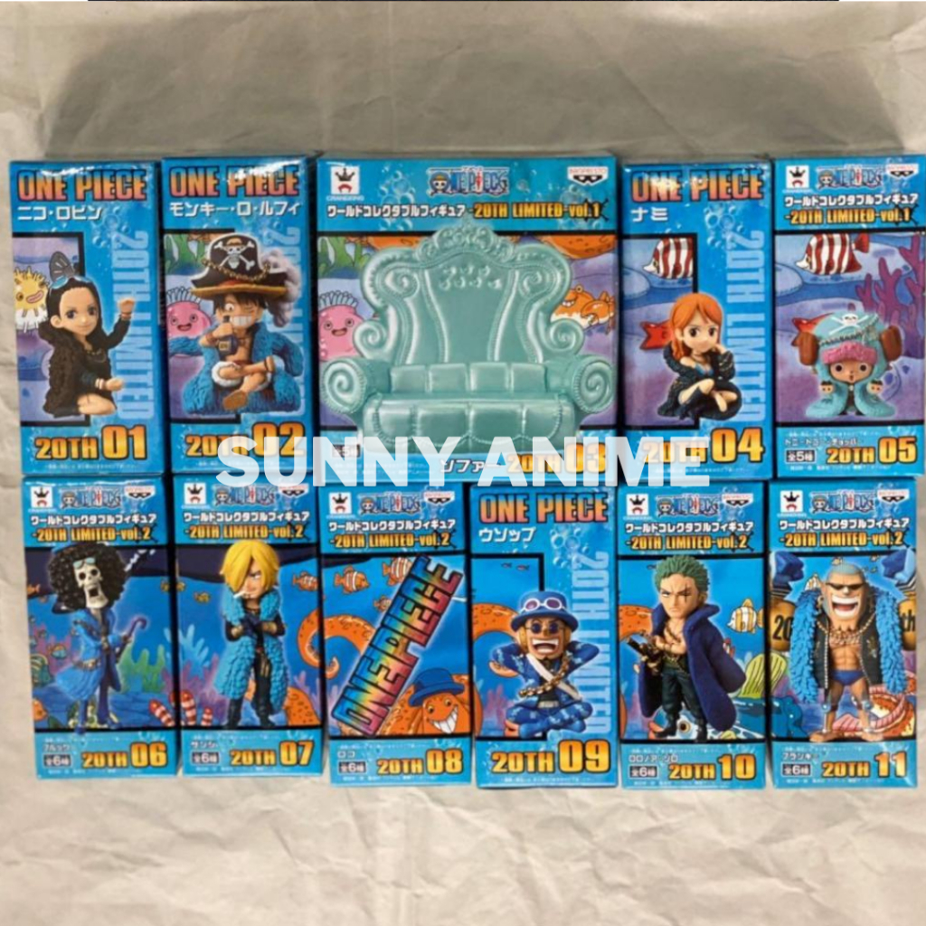 Genuine One piece Model - Onepiece 20th LIMITED 1 & 2 wcf - One piece ...