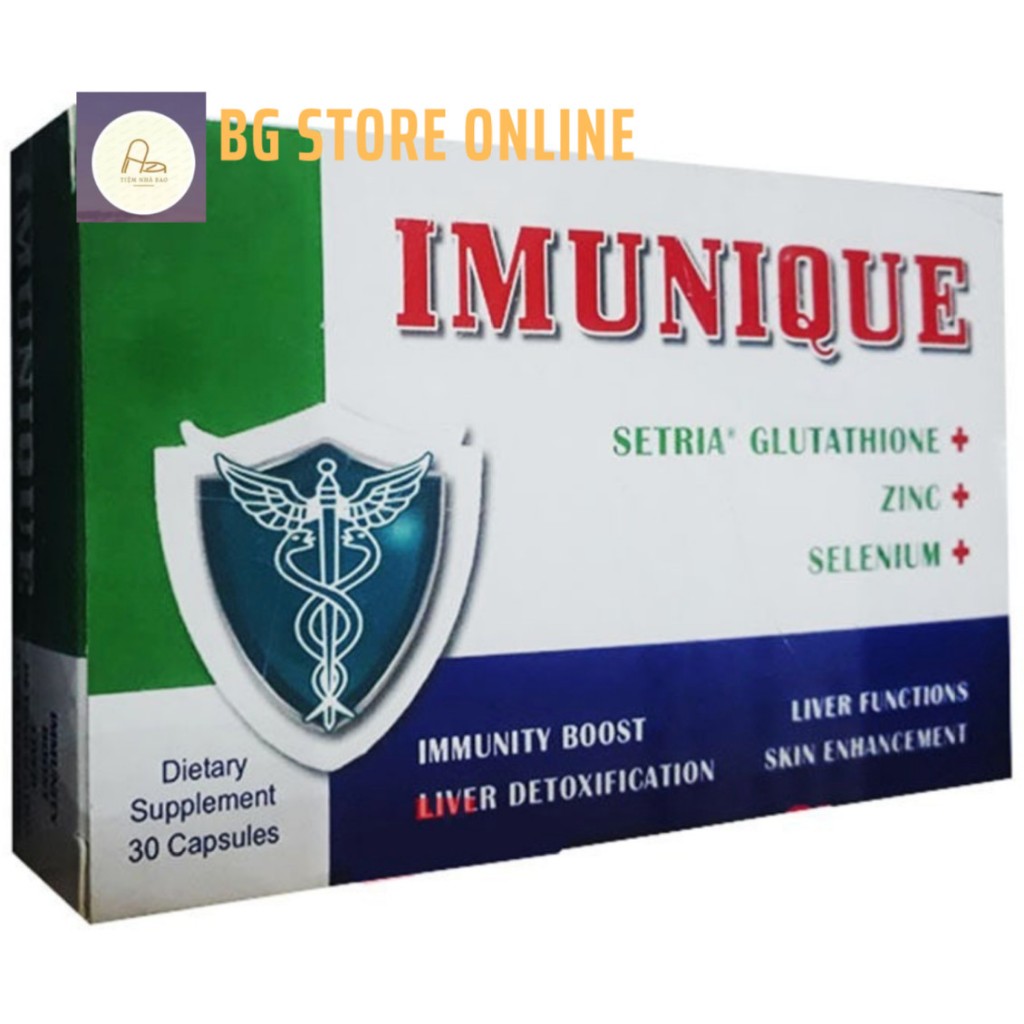 Imunique- Oral Tablets Containing Glutathione That Detoxifies The Liver, Beautifies The Skin ...