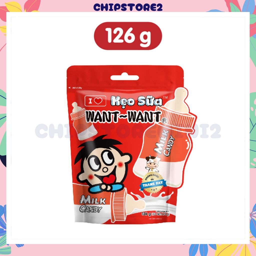 Want Want Milk Candy - 126g pack (42 pieces) | Shopee Malaysia