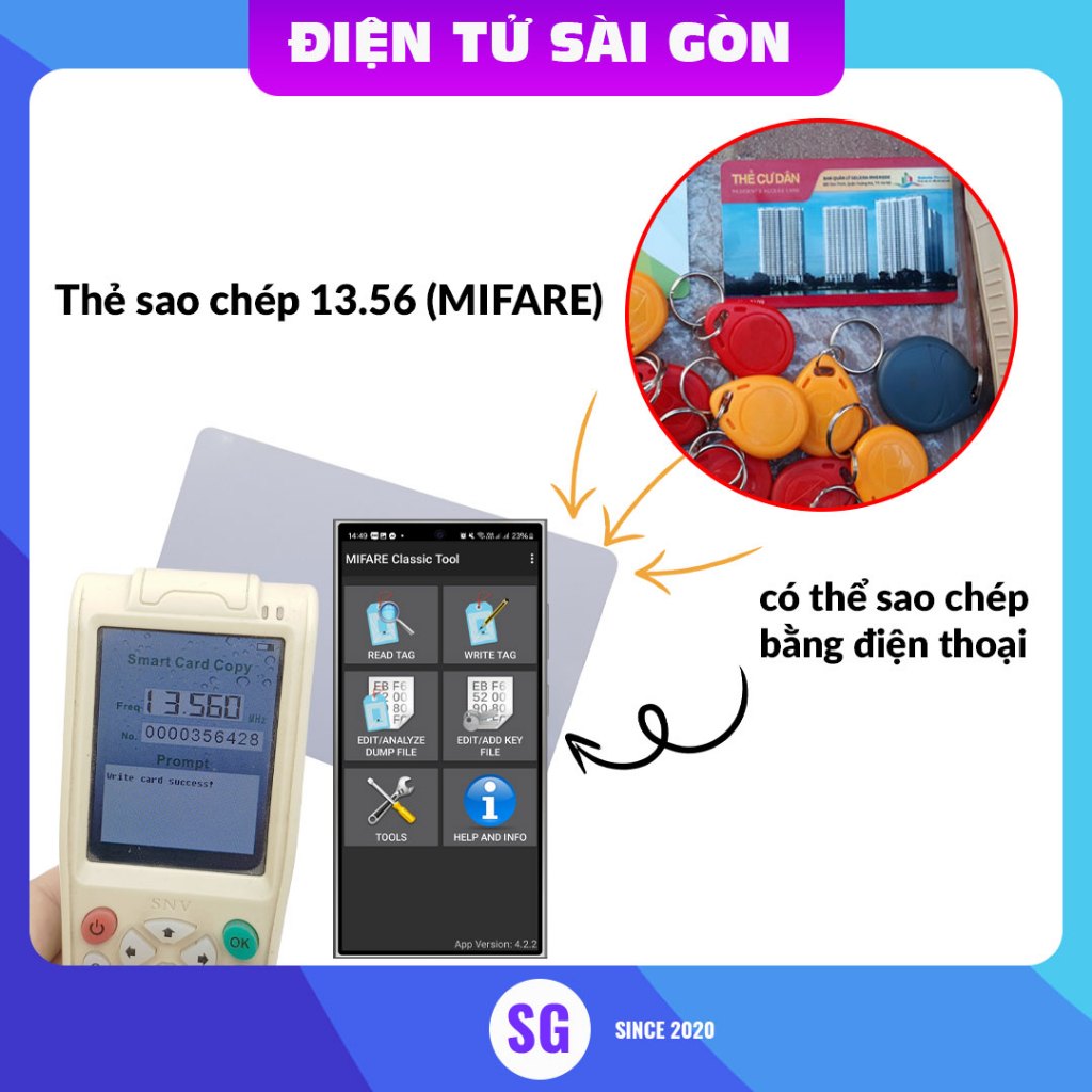 Mifare Copy RFID Card 13.56Mhz (C-UID) | Shopee Malaysia
