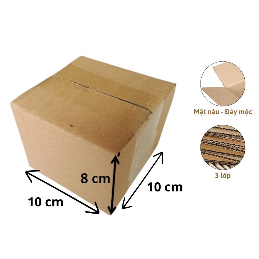 ( Combo x100h ) 10x10x8cm Carton Box Packing Shipping Box COD 3 ...