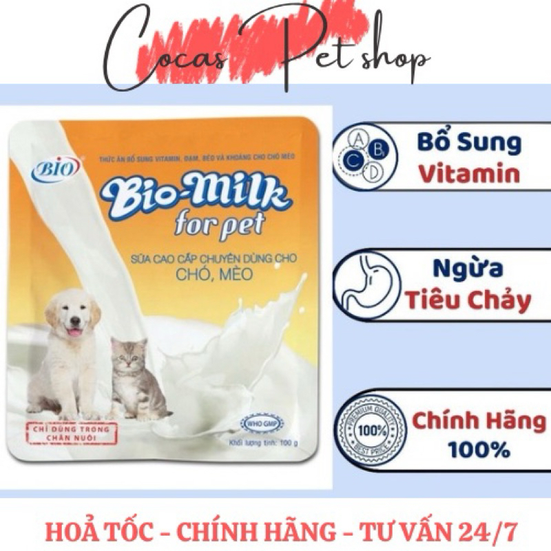 Bio Milk powdered Milk for dogs and kittens 100g | Shopee Malaysia