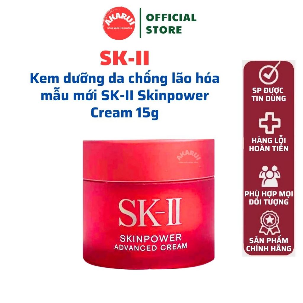 New model SKII Japanese anti-aging Cream SK-II Skinpower Cream 15g | Shopee Malaysia